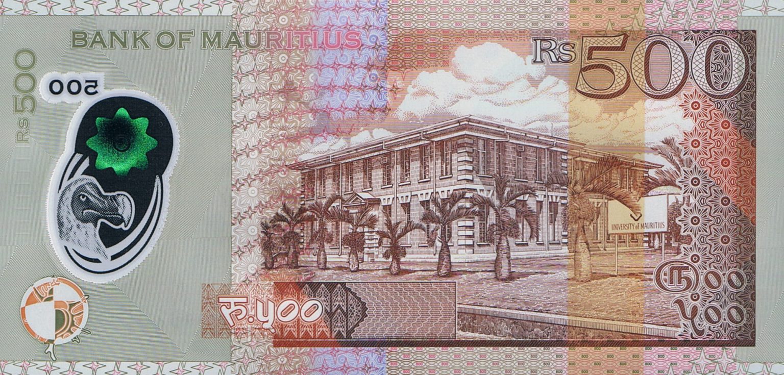 Mauritius new 500-rupee polymer note (B434a) confirmed – BanknoteNews