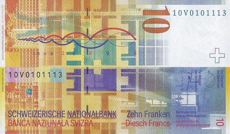 Switzerland new sig/date (2010) 10-franc note (B349f) confirmed ...