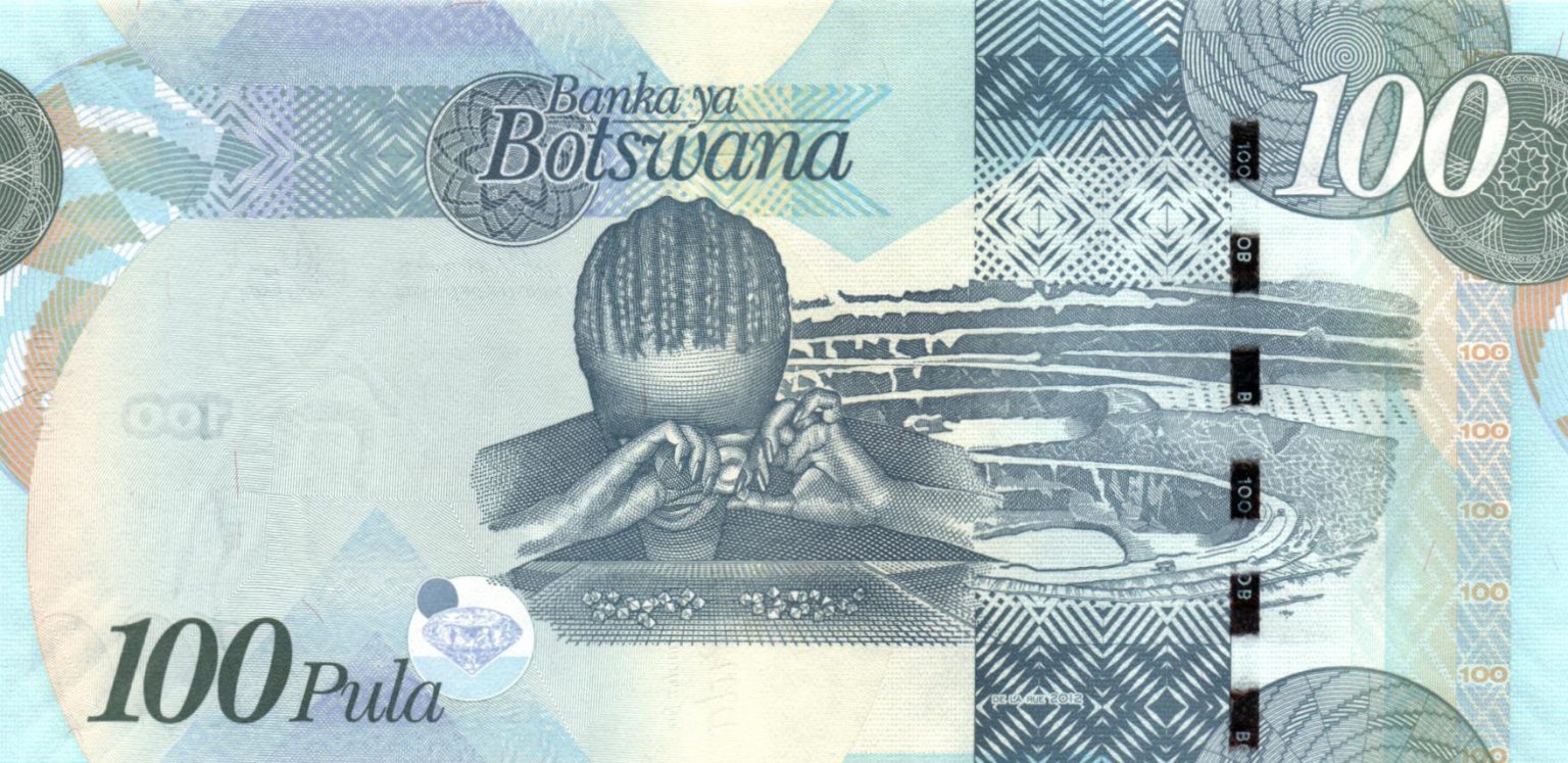 Botswana new date (2012) 100-pula note (B127c) confirmed – BanknoteNews