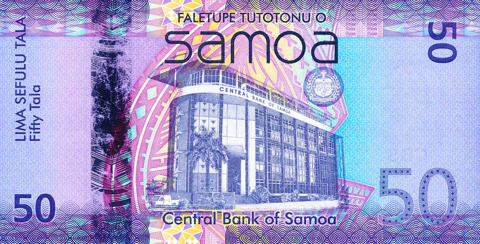 Samoa new 50-tala note (B117a) confirmed – BanknoteNews