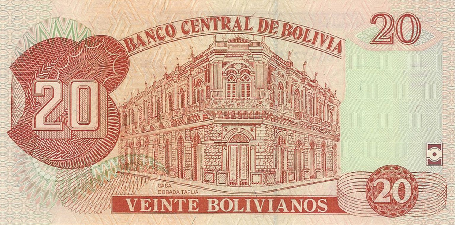 Bolivia new signature 20-boliviano note (B413d) confirmed – BanknoteNews
