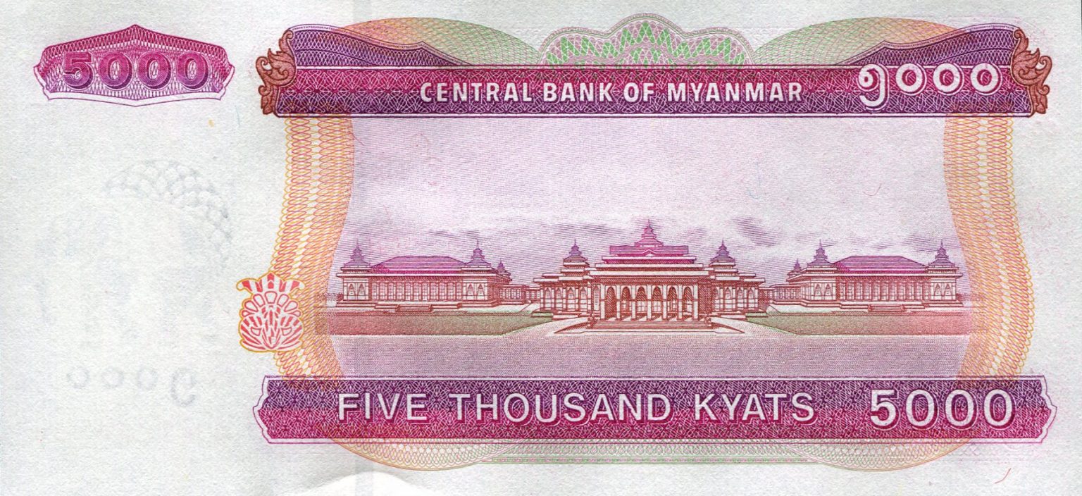 Myanmar new 5,000-kyat note (B117a) confirmed – BanknoteNews