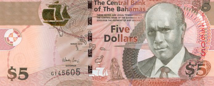 Bahamas new 5-dollar note (B345a) confirmed – BanknoteNews