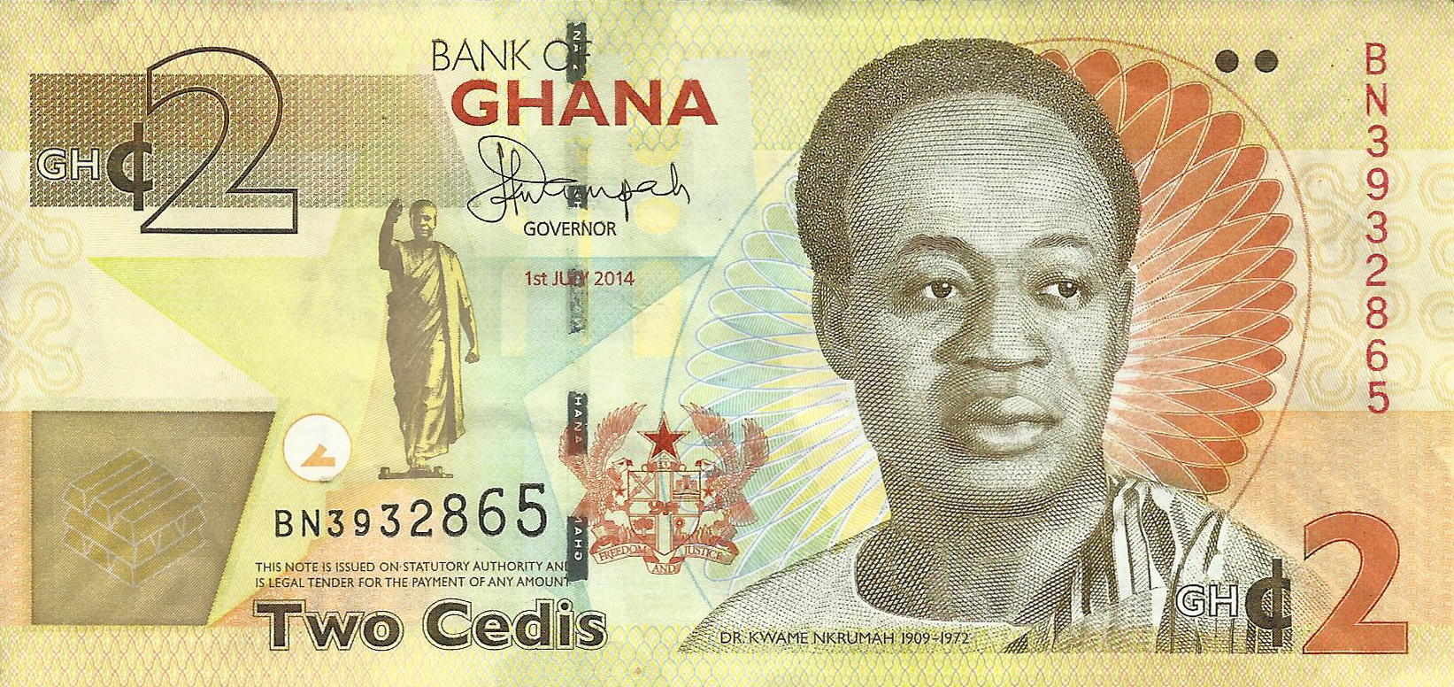 Ghana new date (01.07.2014) 2-cedi note (B152b) confirmed – BanknoteNews