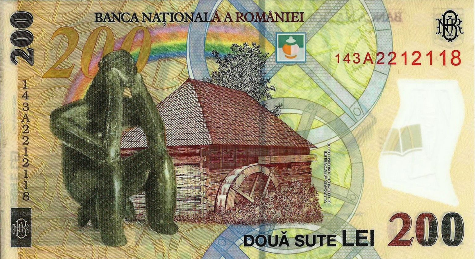 Romania new date (2014) 200-leu note (B284f) confirmed – BanknoteNews