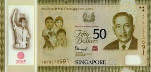 Singapore new 10- and one 50-dollar nation-building commemorative notes ...