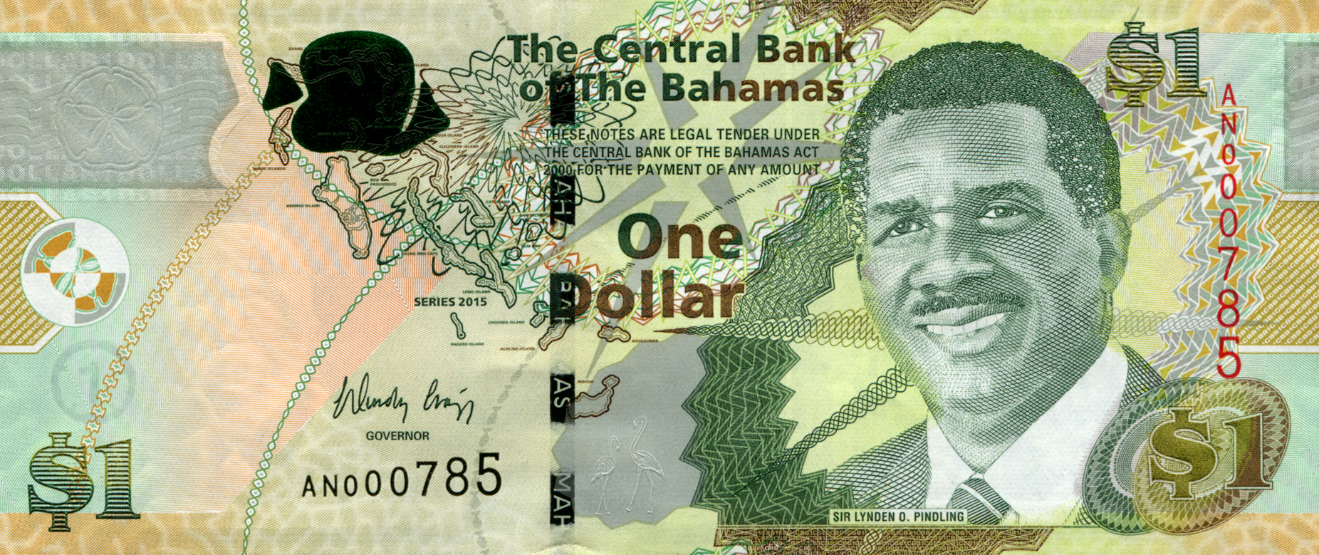 Bahamas new 1-dollar note (B344a) confirmed – BanknoteNews