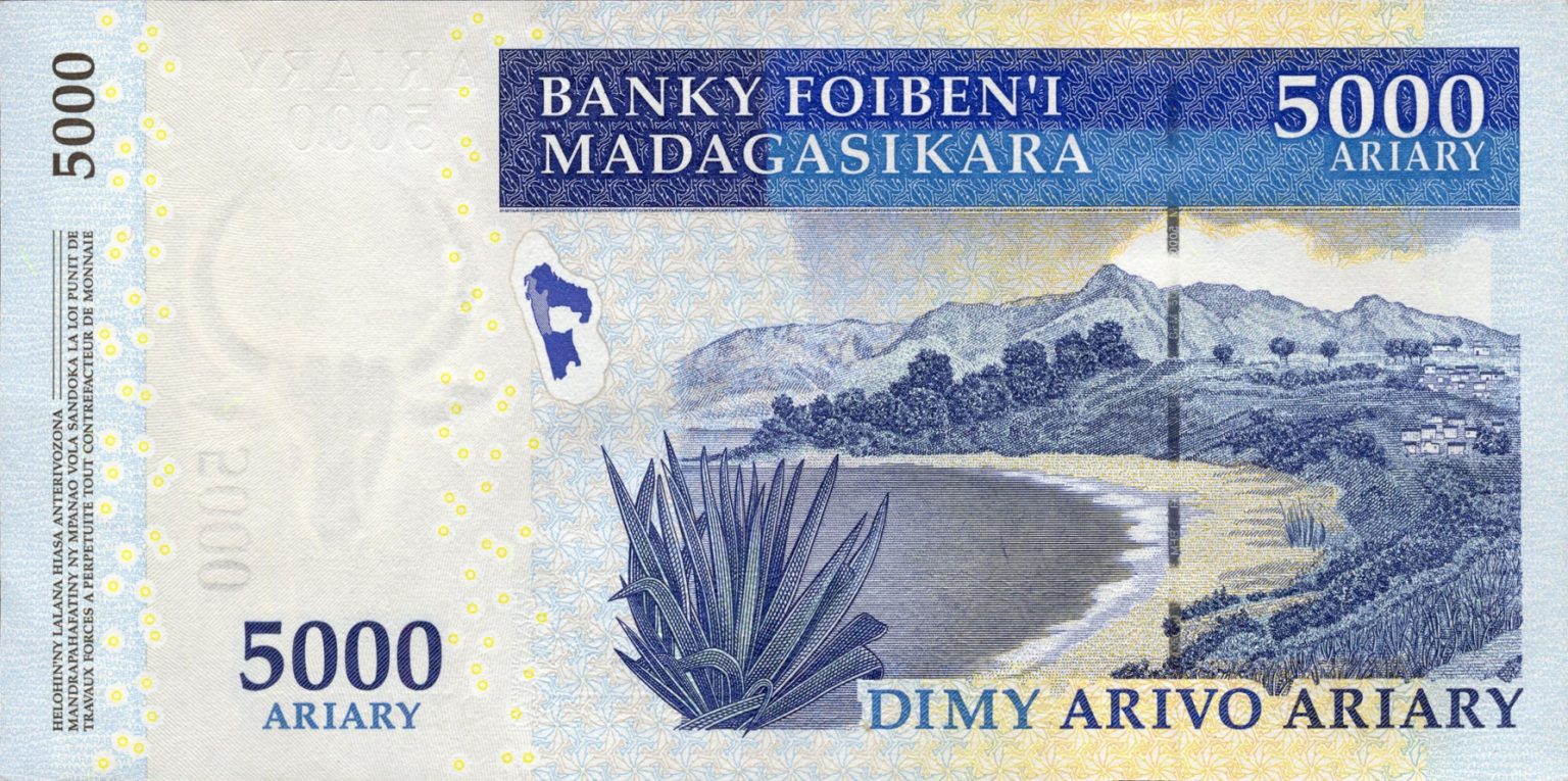 Madagascar new signature 5,000-ariary note (B328b) confirmed – BanknoteNews