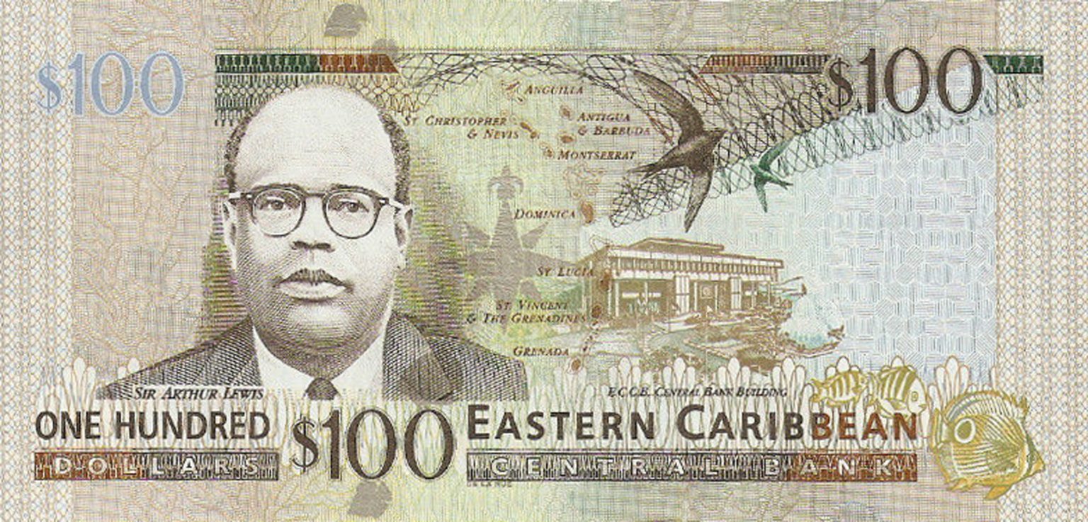 East Caribbean States new variety 10- to 100-dollar notes (B236b ...