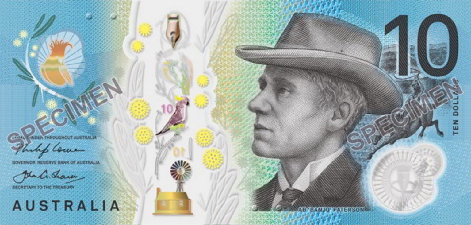 Australia unveils design for new 10-dollar polymer note (B231a) due in ...