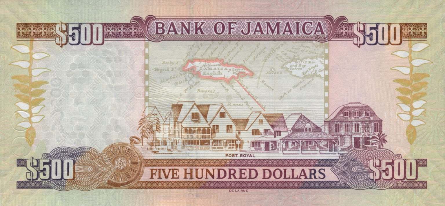 Jamaica new date (01.06.2016) 500-dollar note (B240h) confirmed ...
