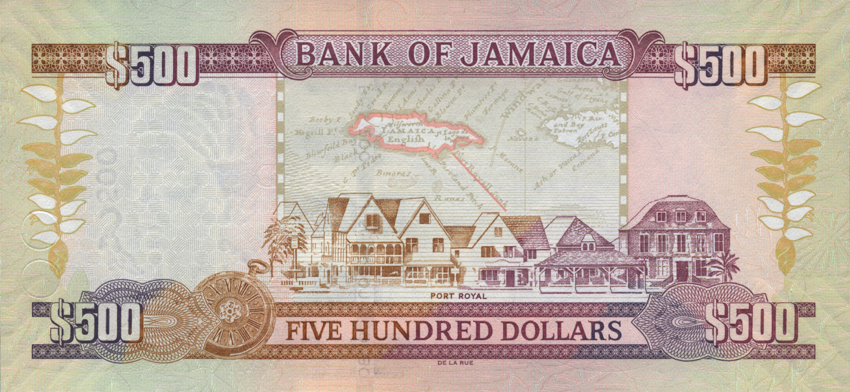 Jamaica new date (01.06.2016) 500-dollar note (B240h) confirmed ...