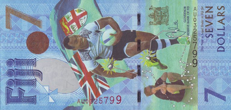 Fiji new 7-dollar Rugby 7 commemorative note (B531a) confirmed ...