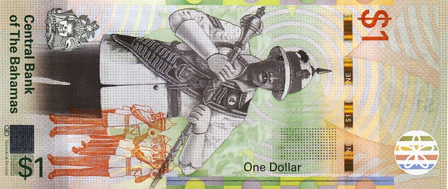 Bahamas new 1-dollar note (B349a) confirmed – BanknoteNews