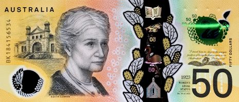 Australia new 50-dollar note (B233a) reported for introduction in ...