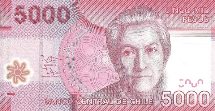 Chile new date (2014) 5,000-peso note (B298e) confirmed – BanknoteNews