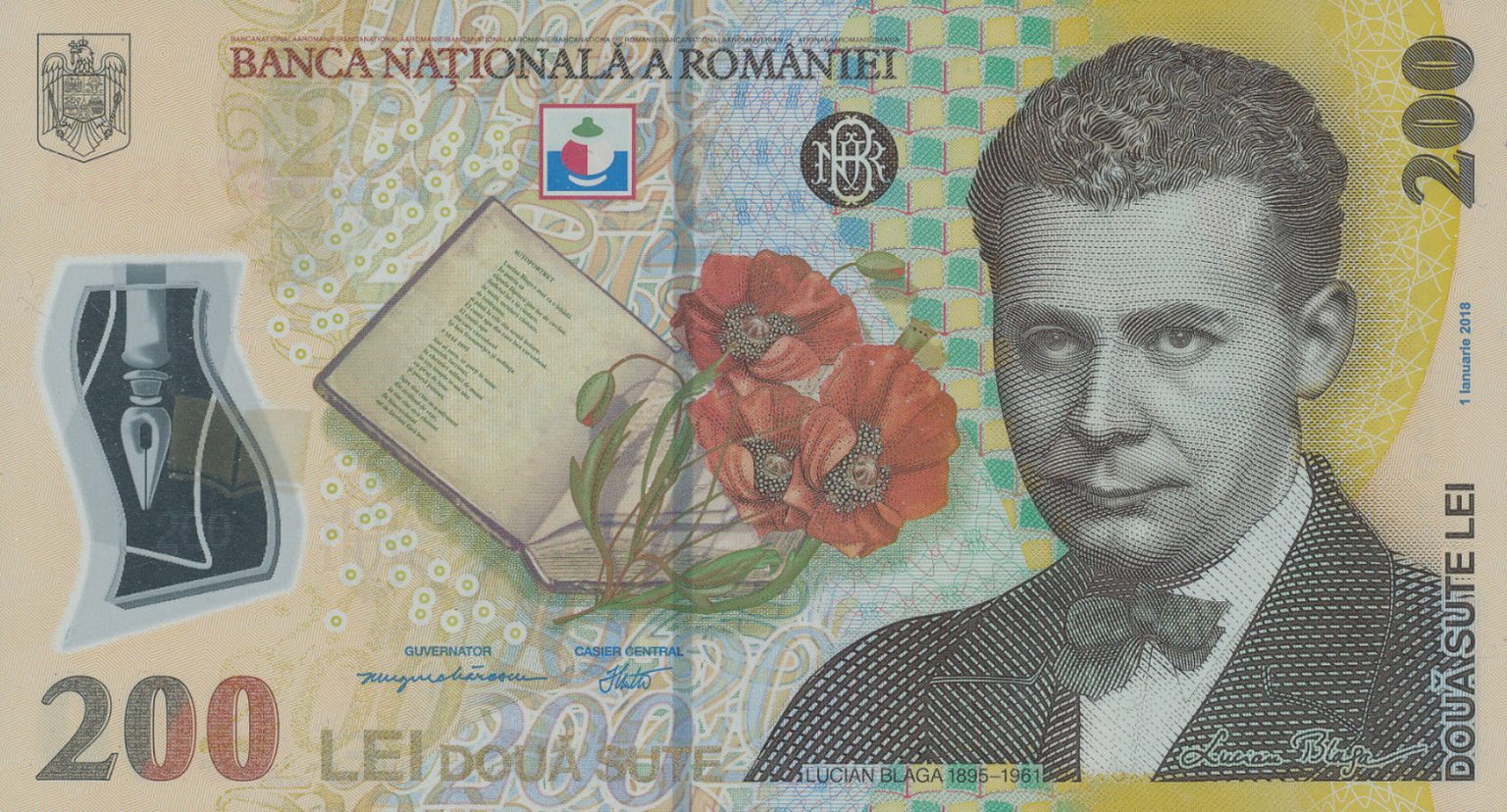 Romania new 200-leu note (B291a) confirmed – BanknoteNews