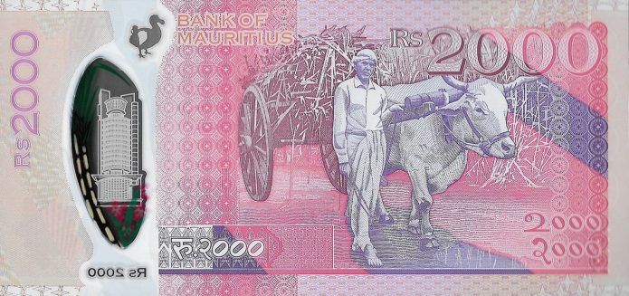 Mauritius new 2,000-rupee polymer note (B436a) confirmed – BanknoteNews