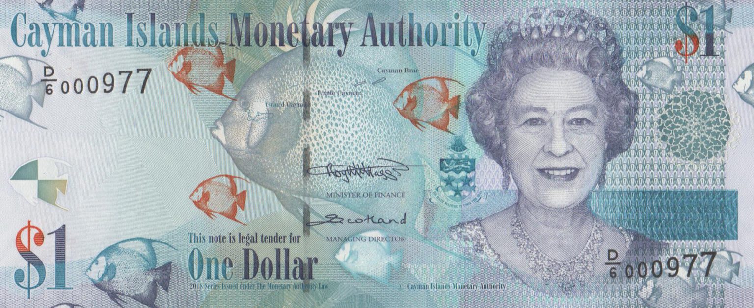 Cayman Islands new sig/date (2018) 1-dollar note (B218c) confirmed ...