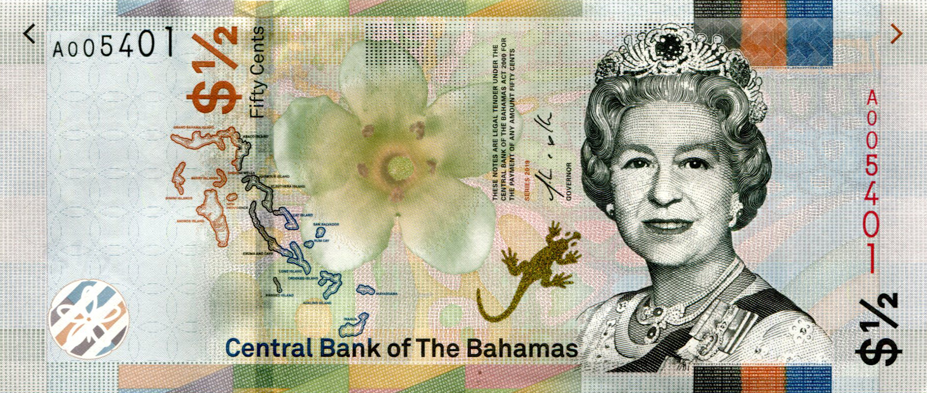 Bahamas new ½-dollar note (B348a) confirmed – BanknoteNews