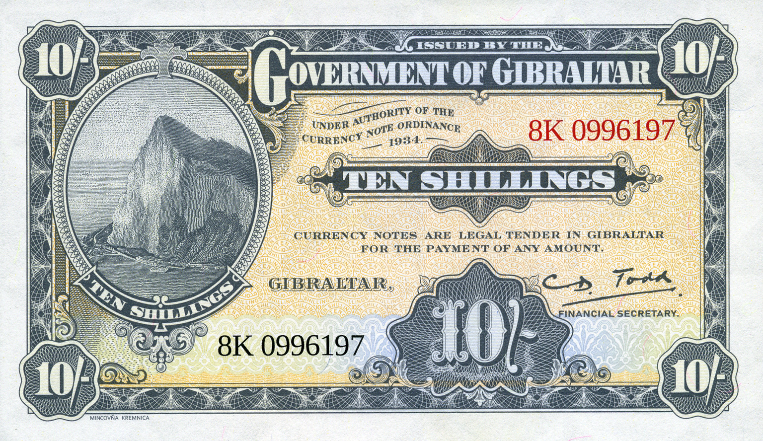 Gibraltar new 10-shilling numismatic product (BNP102a) confirmed ...