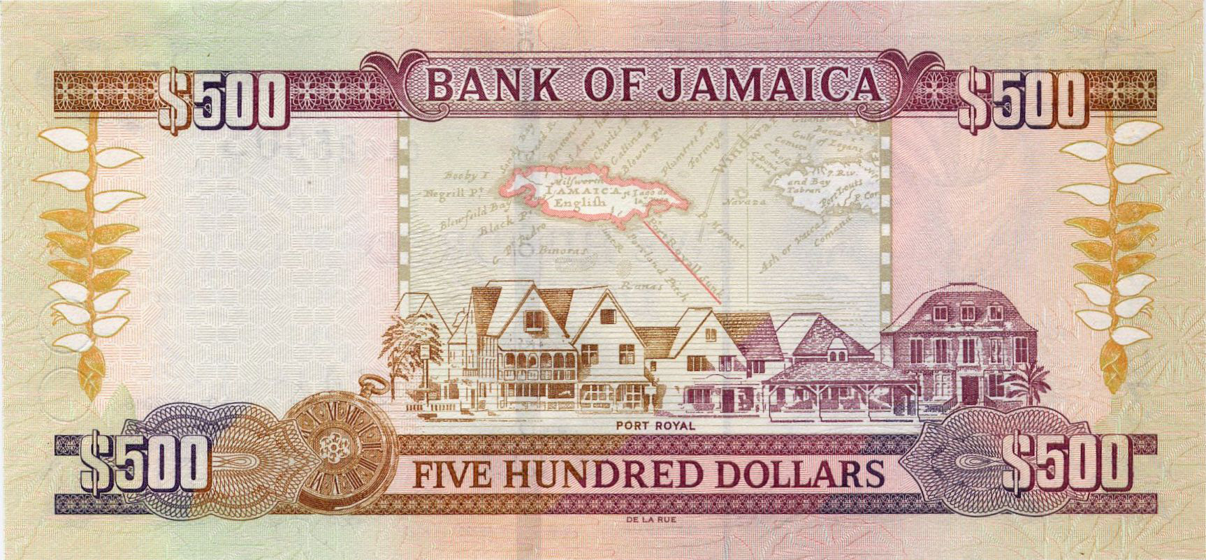 Jamaica new date (01.06.2018) 500-dollar note (B240j) confirmed ...