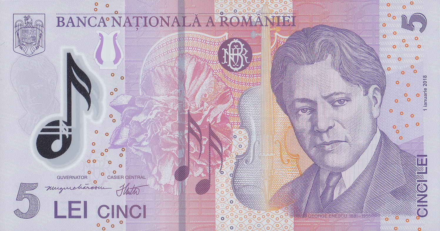 Romania new 5-leu note (B287a) confirmed – BanknoteNews