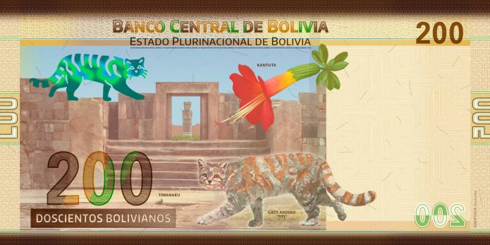 Bolivia new 200-boliviano note (B421a) confirmed – BanknoteNews