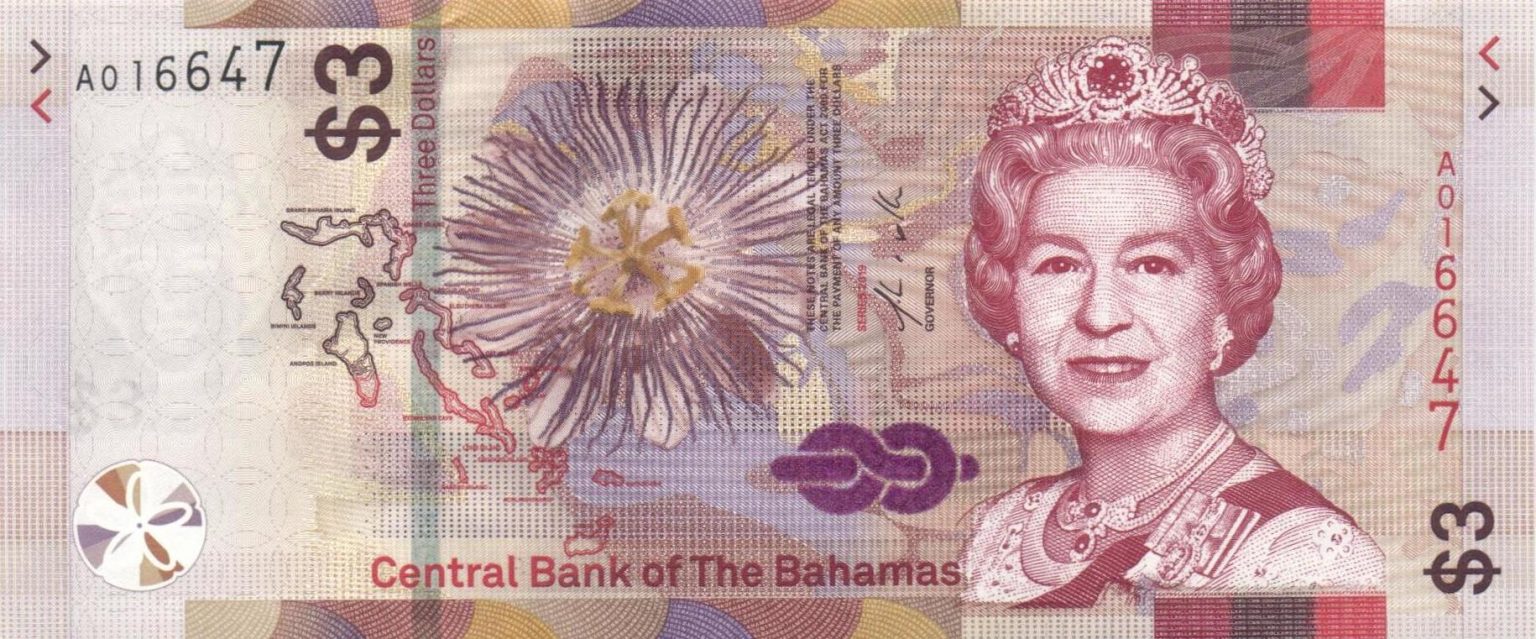 Bahamas new 3-dollar note (B350a) confirmed – BanknoteNews
