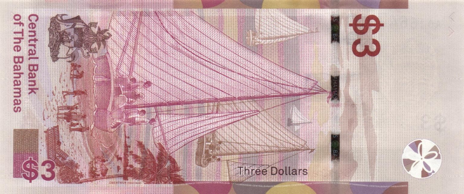Bahamas new 3-dollar note (B350a) confirmed – BanknoteNews