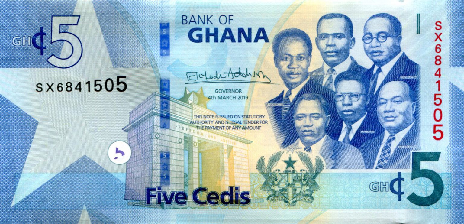 Ghana new cedi notes (B155a – B159a) confirmed – BanknoteNews