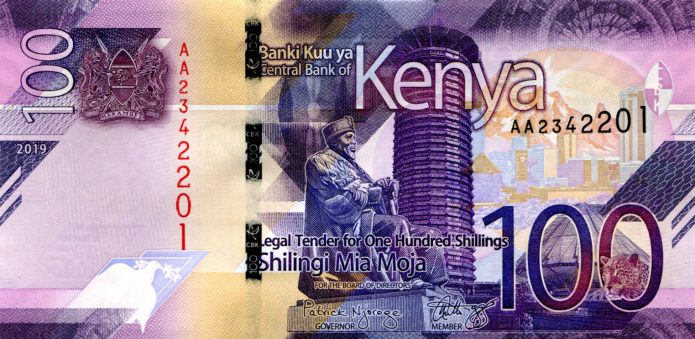 Kenya new 50- to 1,000-shilling notes (B144a – B148a) confirmed ...