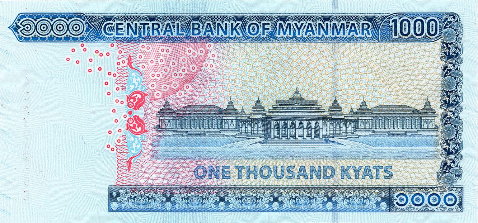 Myanmar new 1,000-kyat note (B119a) confirmed – BanknoteNews