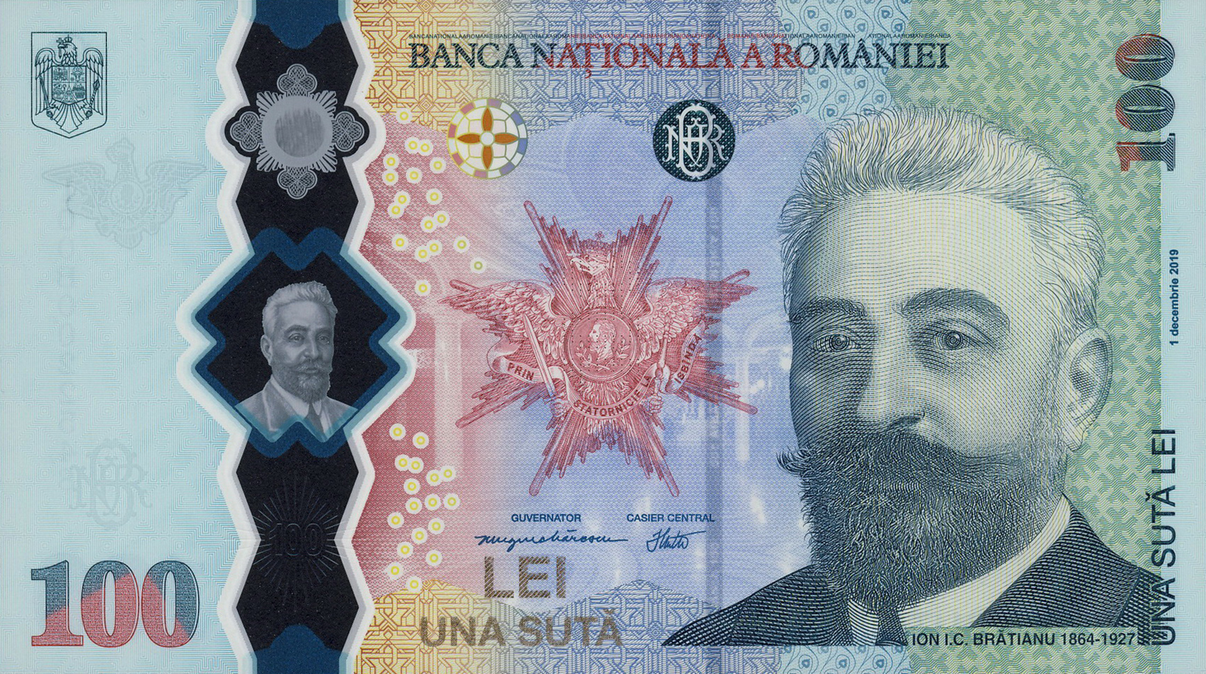 Romania New 100 leu Great Union Numismatic Product BNP203a Confirmed
