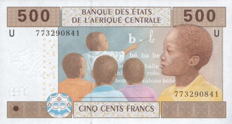 Central African States new signature 500-franc note (B106U) confirmed ...