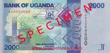 Uganda new note family confirmed – BanknoteNews