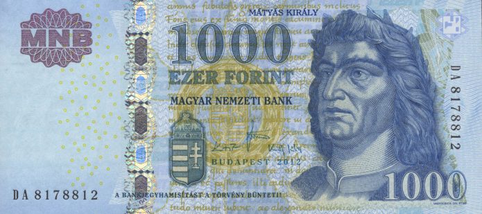 Hungary new date (2012) 1,000-forint note (B582d) confirmed – BanknoteNews