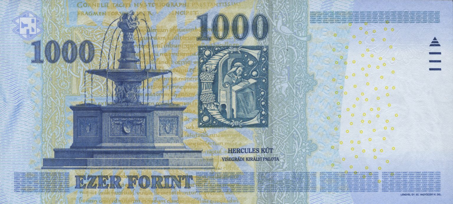 Hungary new date (2012) 1,000-forint note (B582d) confirmed – BanknoteNews