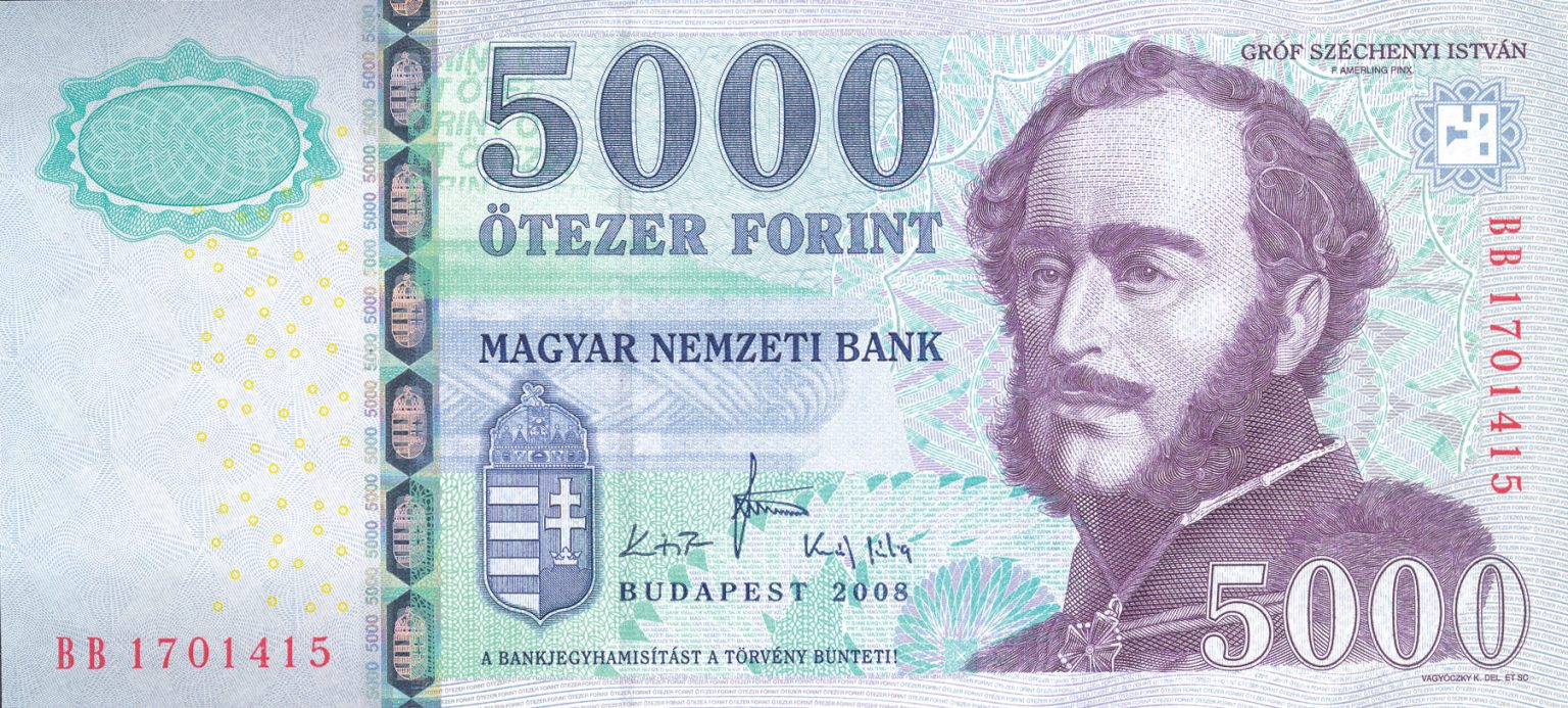 Hungary new 5,000-forint note (B584a) confirmed – BanknoteNews