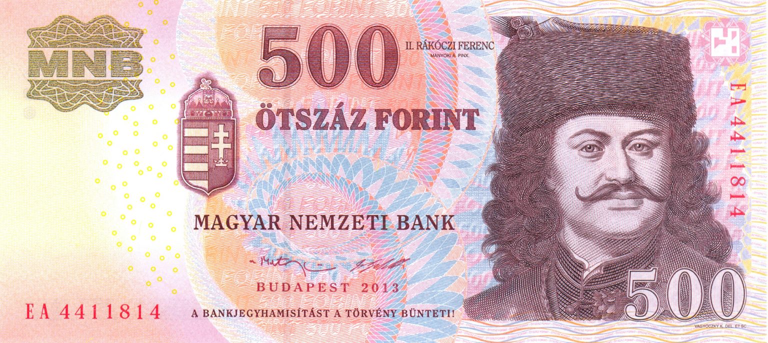 Hungary new sig/date (2013) 500-forint note (B581e) confirmed ...