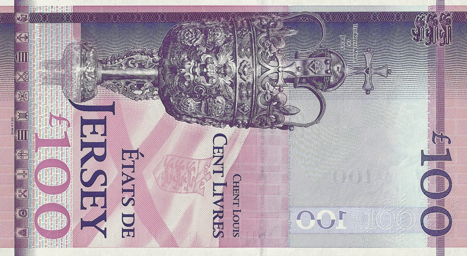 Jersey new 100-pound commemorative note (B132a) confirmed – BanknoteNews