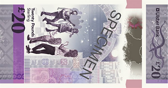 Northern Ireland Ulster Bank new 20-pound polymer note (B941a) delayed ...