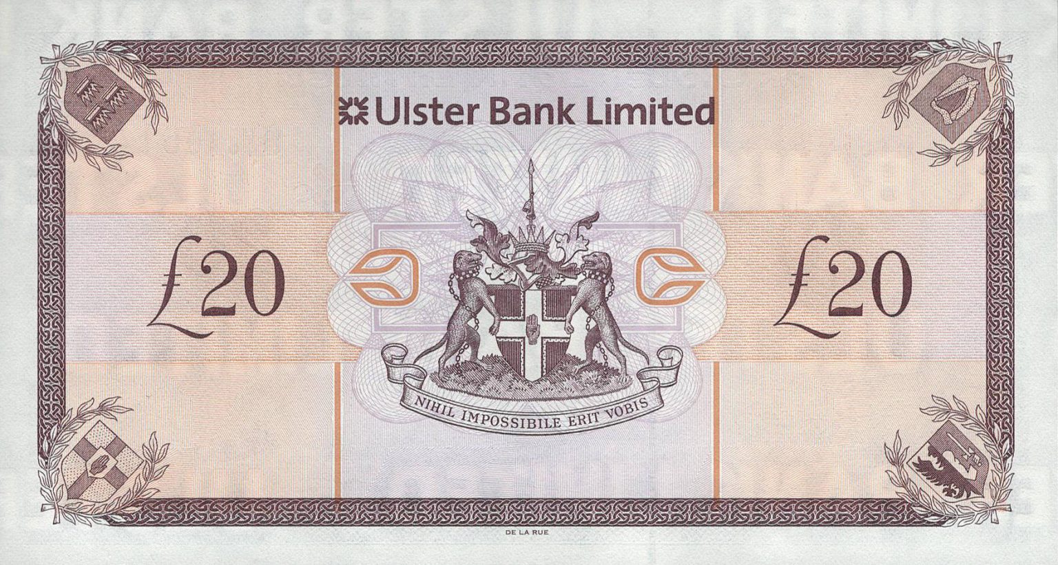 Northern Ireland Ulster Bank new sig/date (06.12.2018) 20-pound note ...