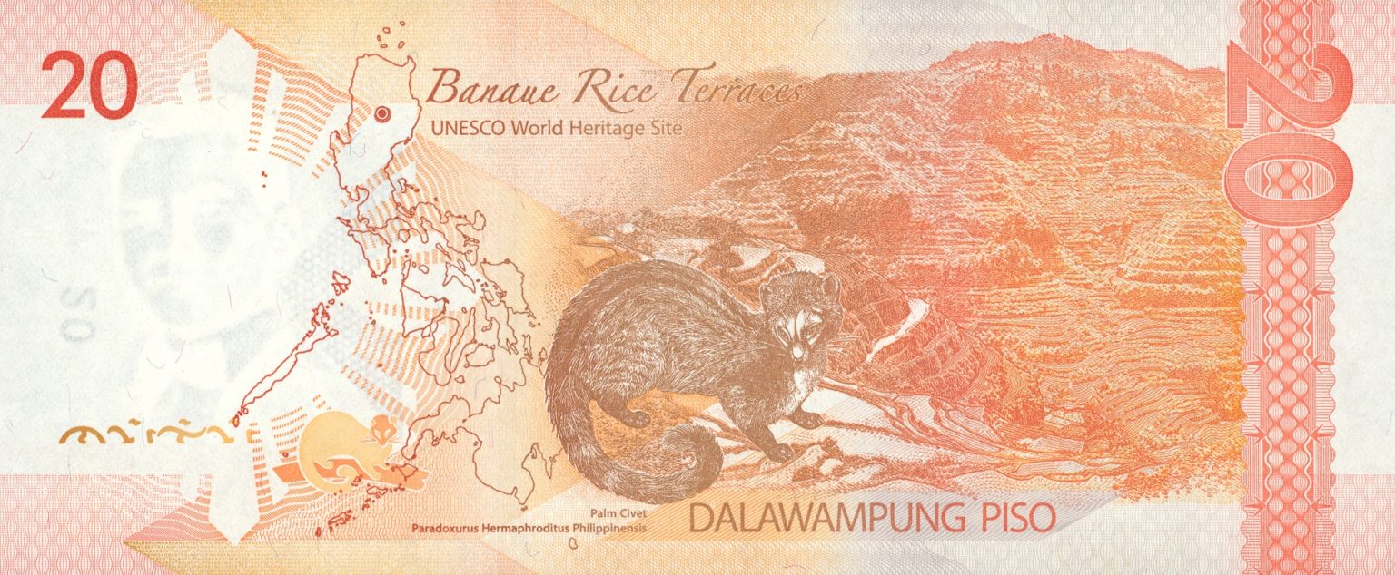 Philippines new date (2013) 20-peso note (B1077c) confirmed – BanknoteNews