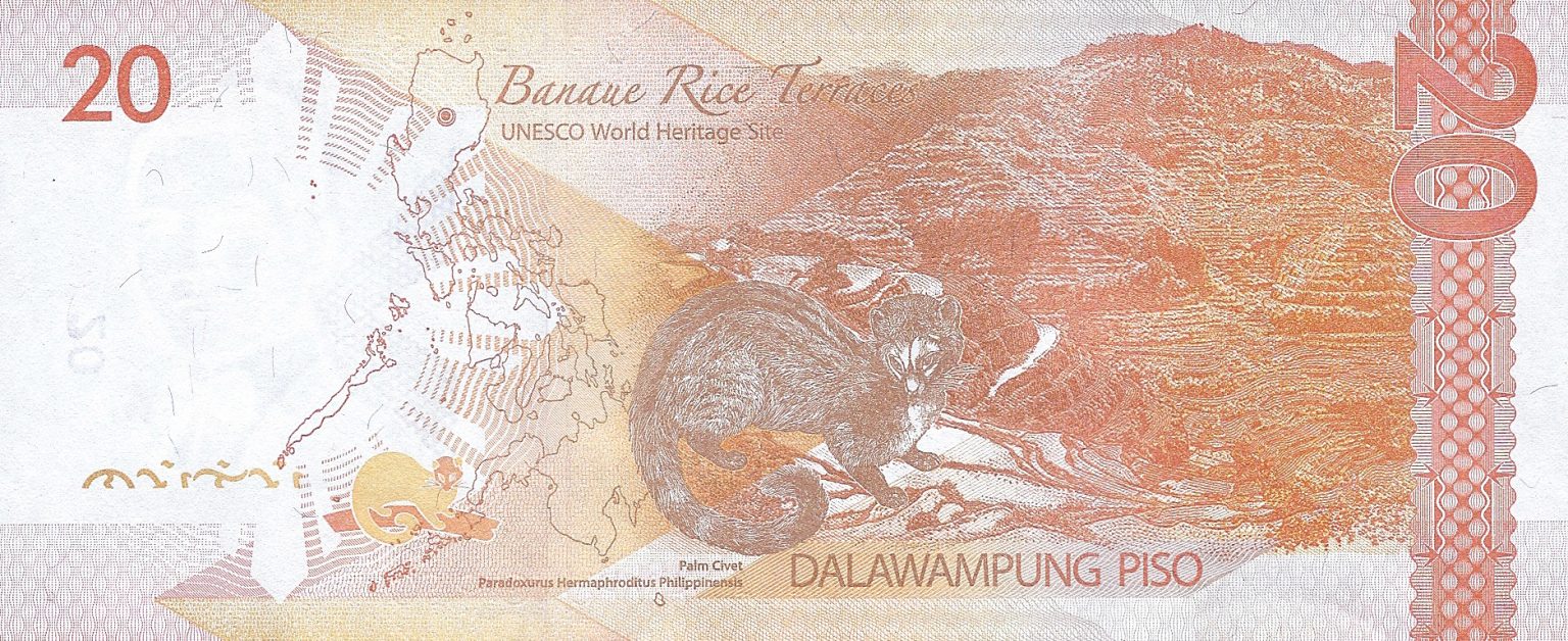 Philippines new date (2017F) 20-peso note (B1077r) confirmed – BanknoteNews