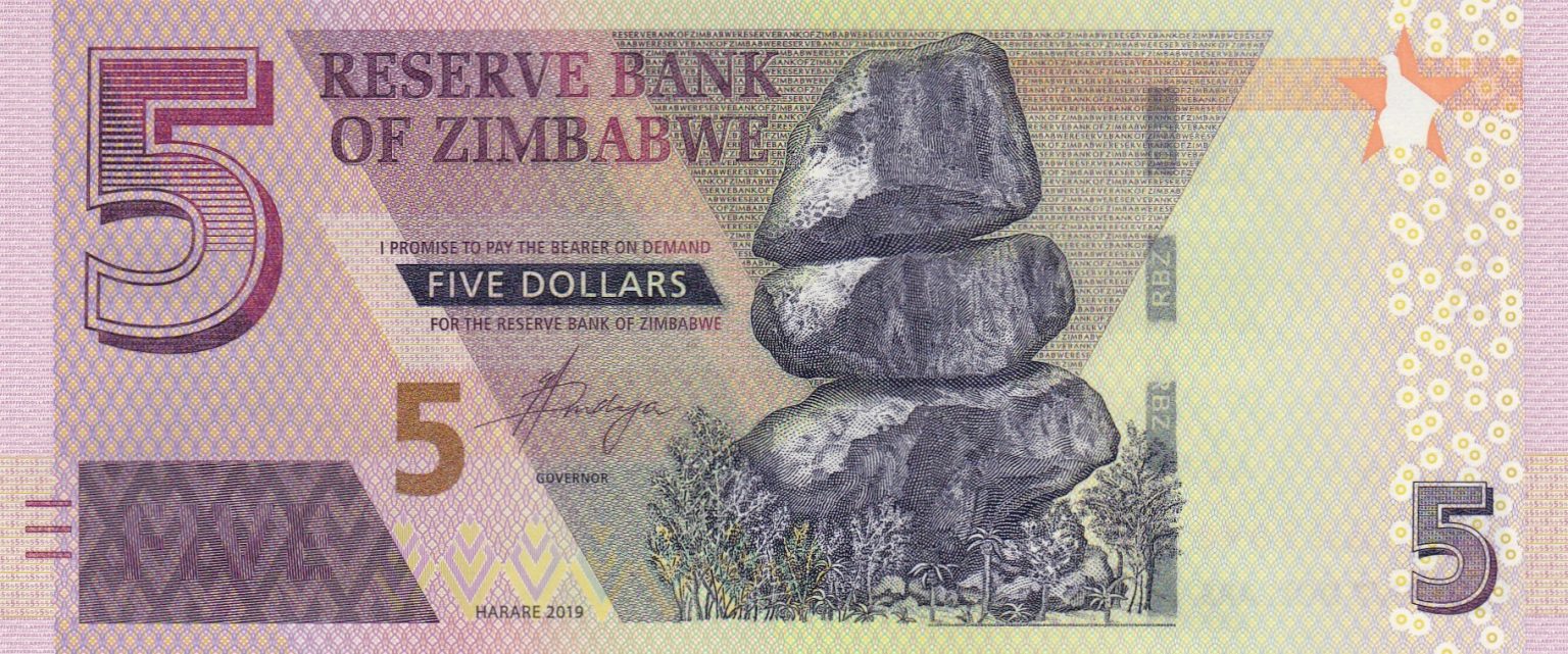 Zimbabwe new 5-dollar note (B193a) confirmed – BanknoteNews