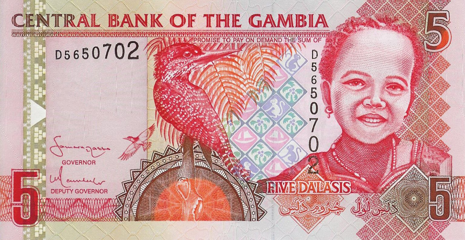 Gambia new note family (B222a – B226a) reported – BanknoteNews