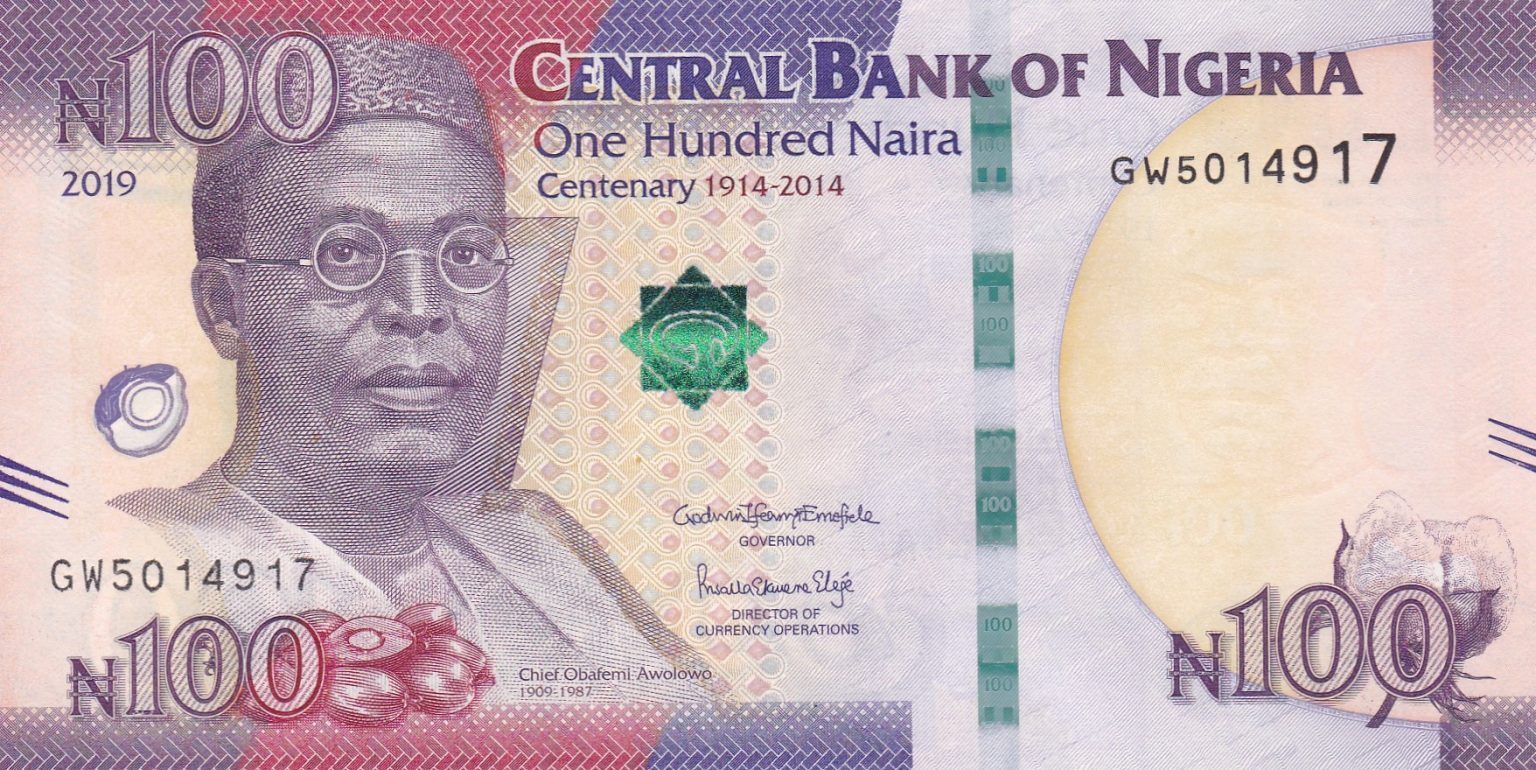 Nigeria new sig/date (2019) 100-naira note (B238b) confirmed – BanknoteNews