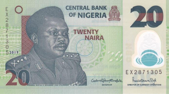 Nigeria new date (2019) 20-naira note (B232t) confirmed – BanknoteNews