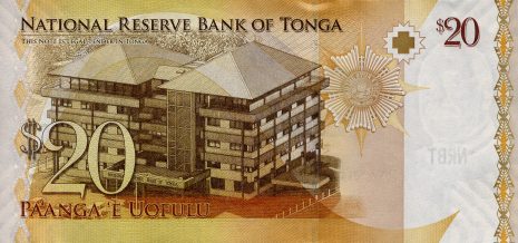 Tonga new signature 20-pa’anga note (B216b) confirmed – BanknoteNews